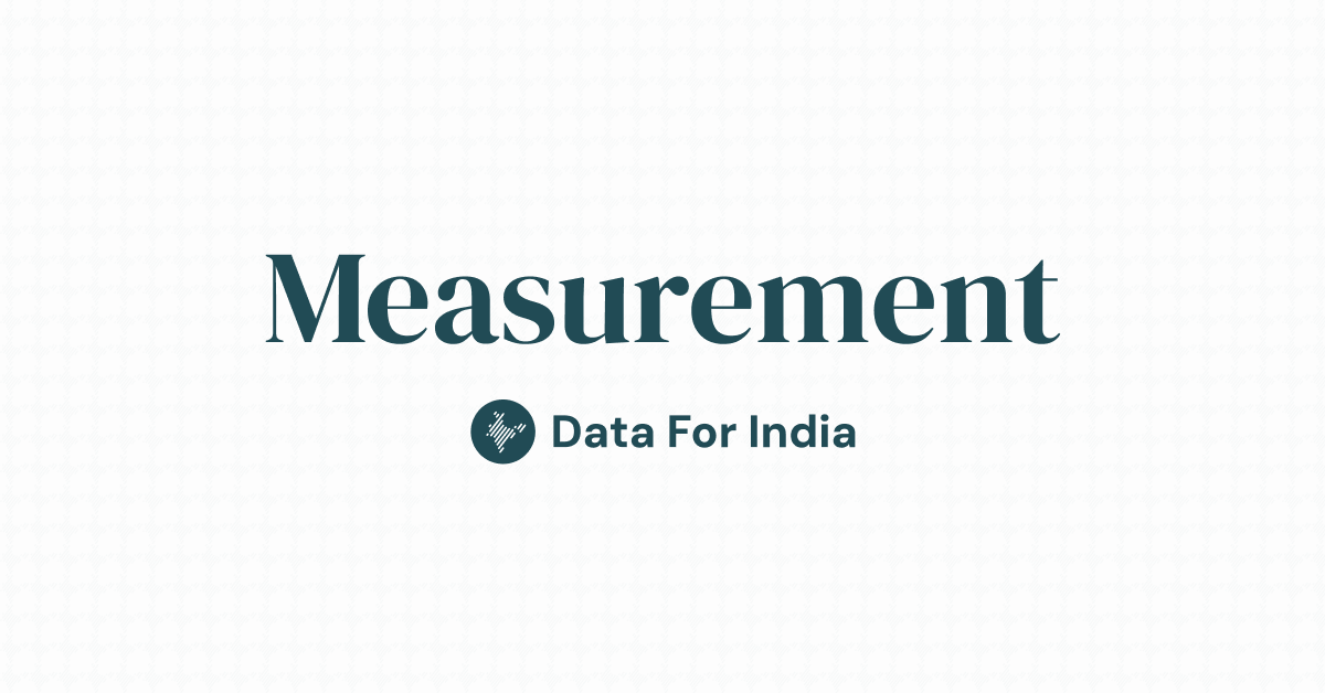 Measurement | Data For India